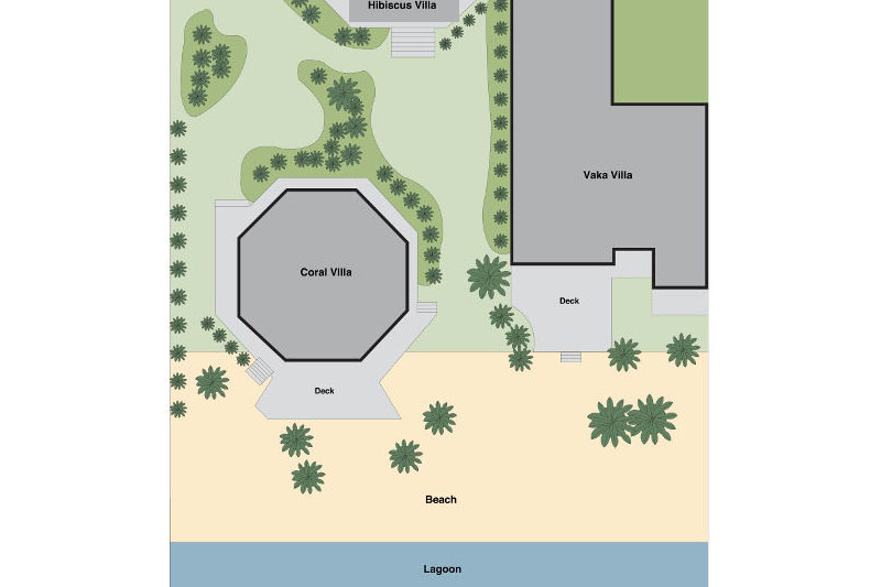 floorplan3villas - Experience Rarotonga, Cook Islands Holiday Accommodation